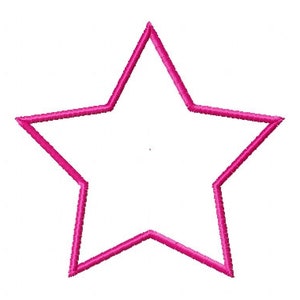 Star Applique Embroidery Designs, 9 Sizes, Machine Embroidery Designs ...