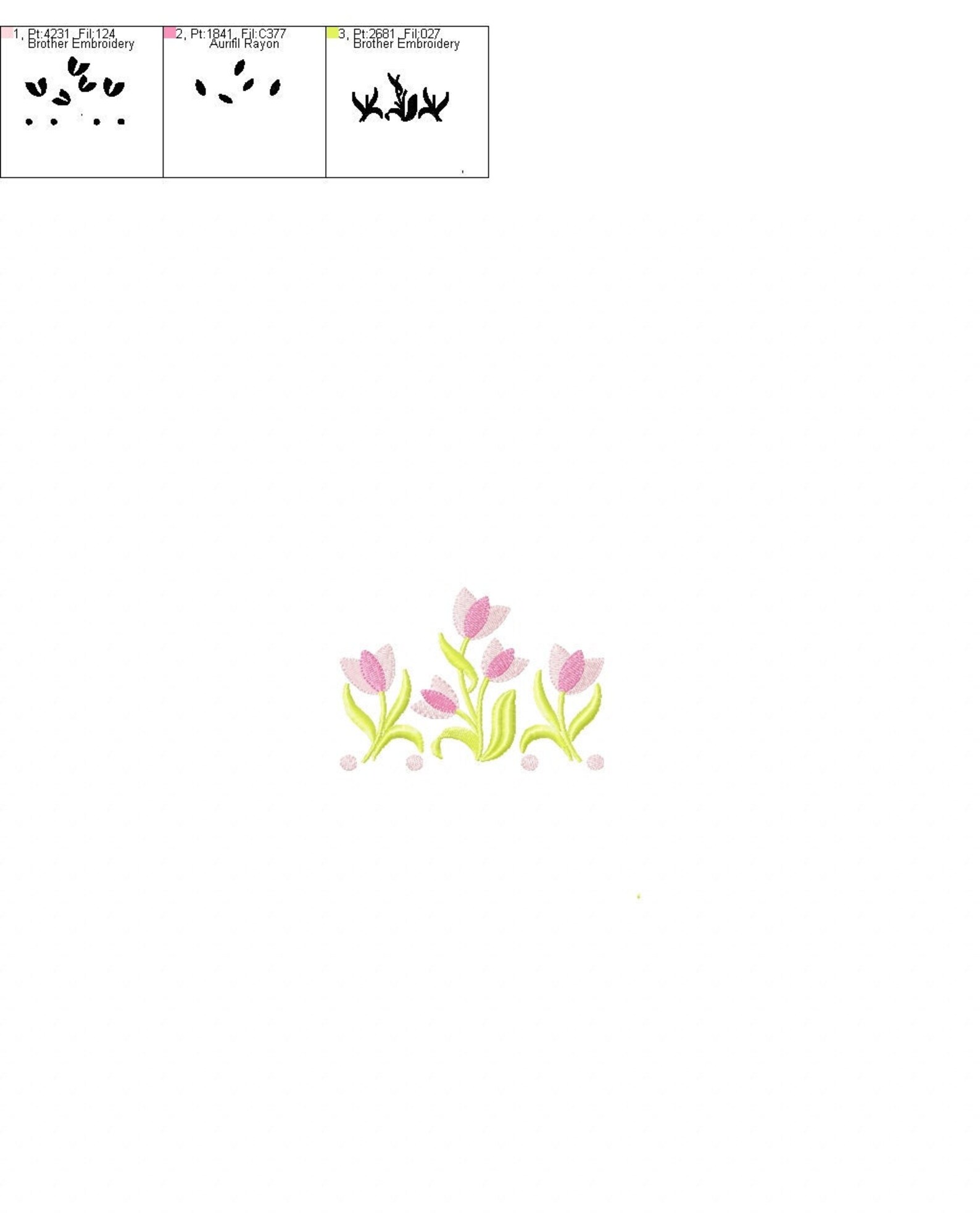 Flower Embroidery Designs File Formats in Pes Dst Jef Xxx - Etsy
