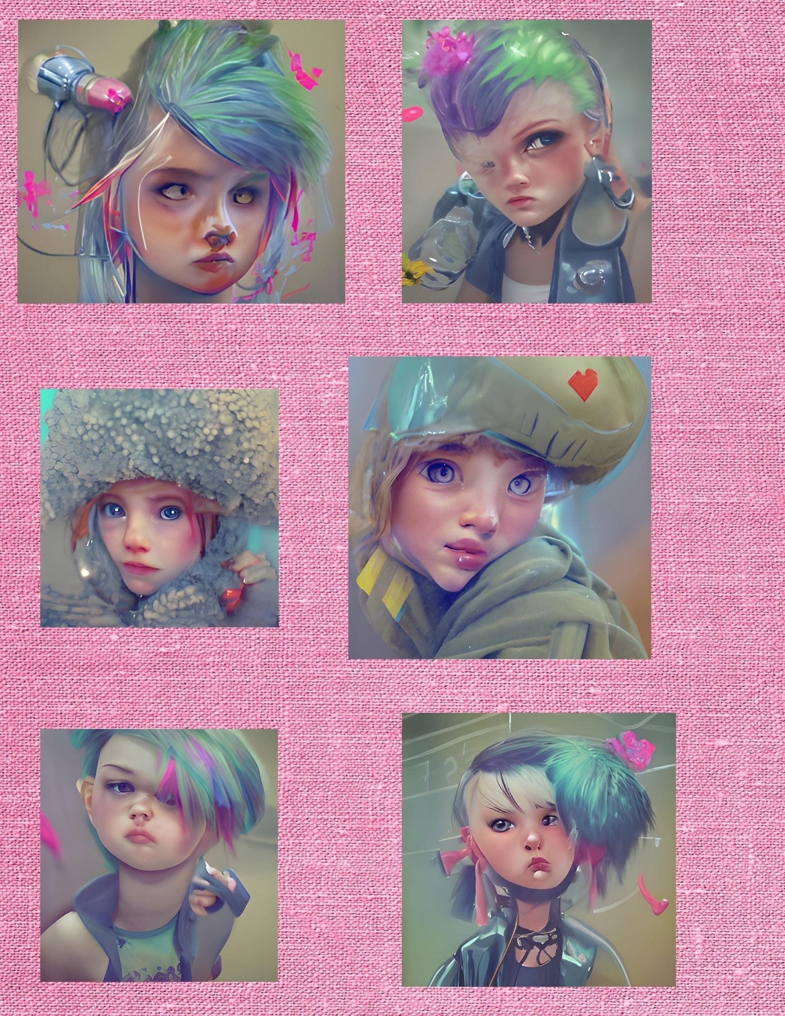 Waterproof Vinyl Stickers Pack, Laptop, Fun, Cute Girls, Cuties, Set of ...