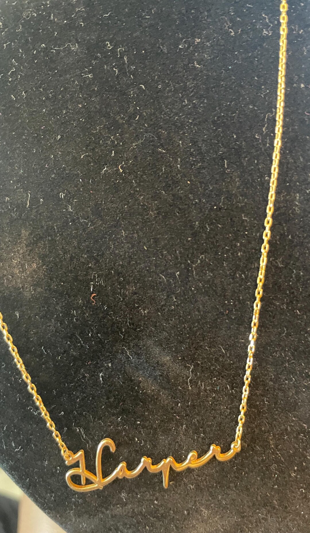 925 VERMEIL STERLING HARPER Pendant Necklace - Etsy