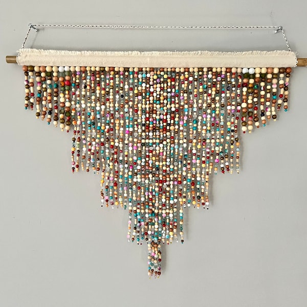 Beaded Wall Hanging - Etsy