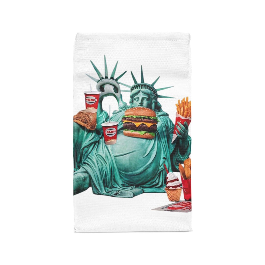 Statue of Liberty Lunch Bag | Eco-friendly Picnic Tote, Insulated Food ...