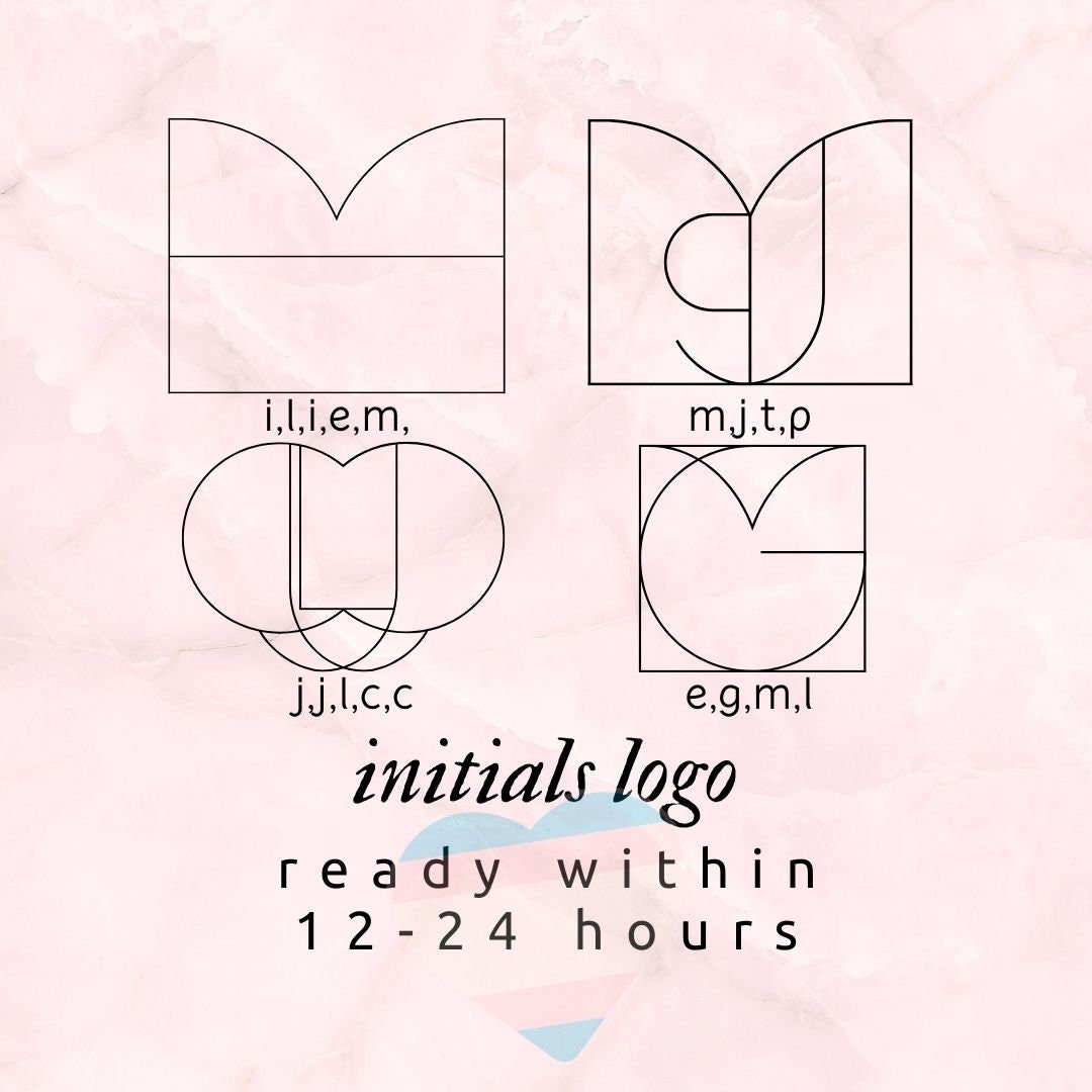 Custom Initials Logo for Tattoo, Couple Tattoo Design Download ...