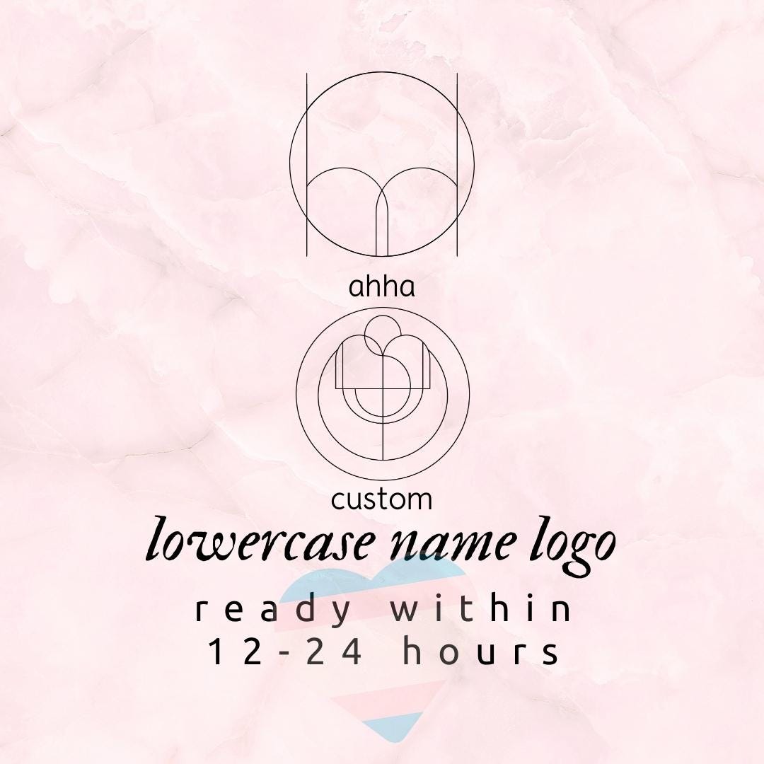 Custom Tattoo Lowercase Name Logo, Minimalist Couple Tattoo Design ...