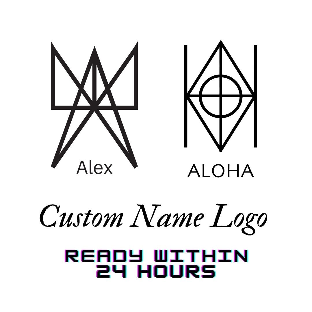 Custom Name Logo for Tattoo, Couple Tattoo Design Download, Monogram ...