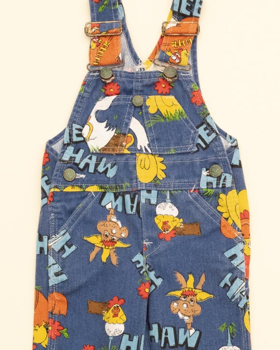 Rare Vintage 70s Hee Haw Cartoon Chicken Donkey Farm … - Gem