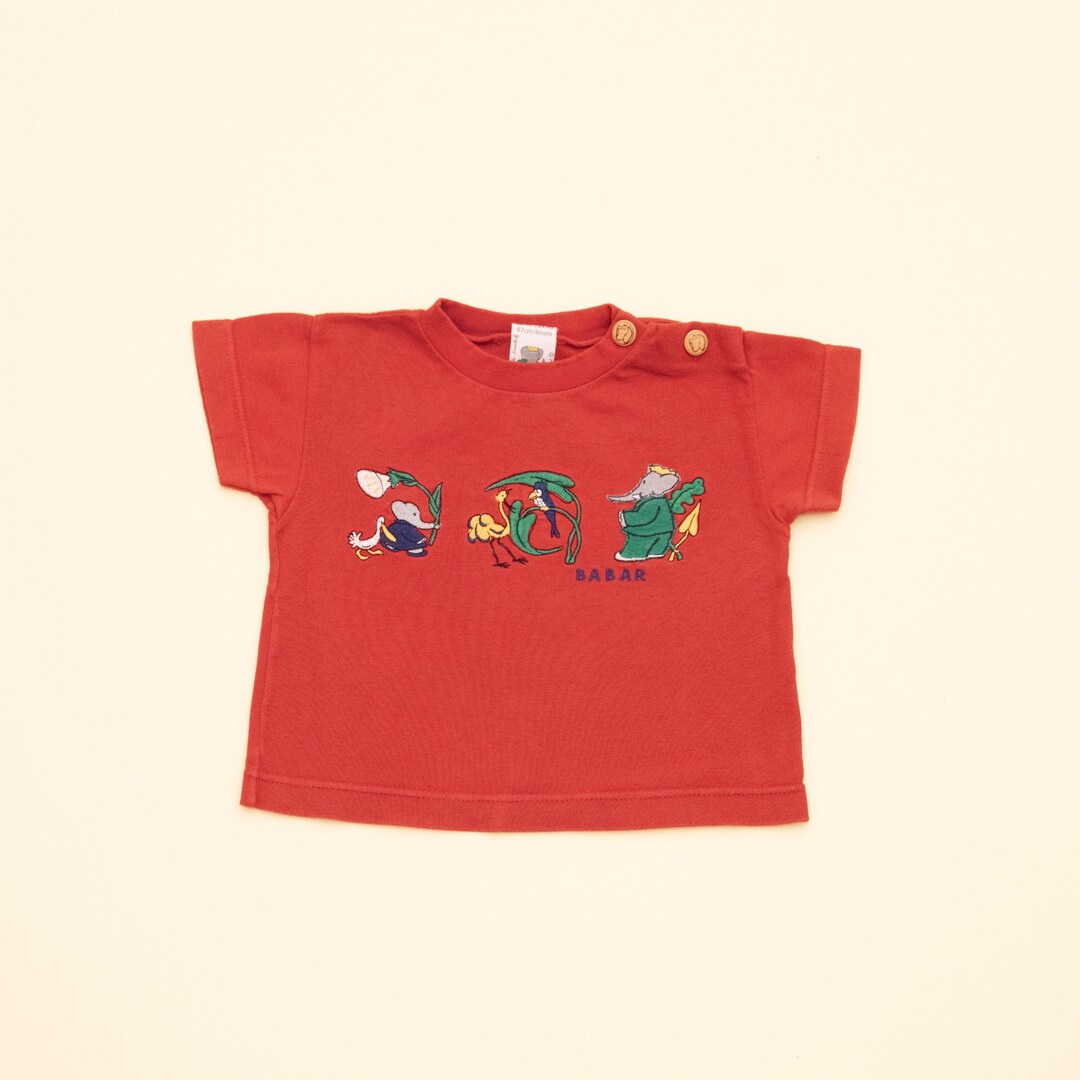 Vintage Babar the Elephant Baby T-shirt Kids 6-12M - Etsy