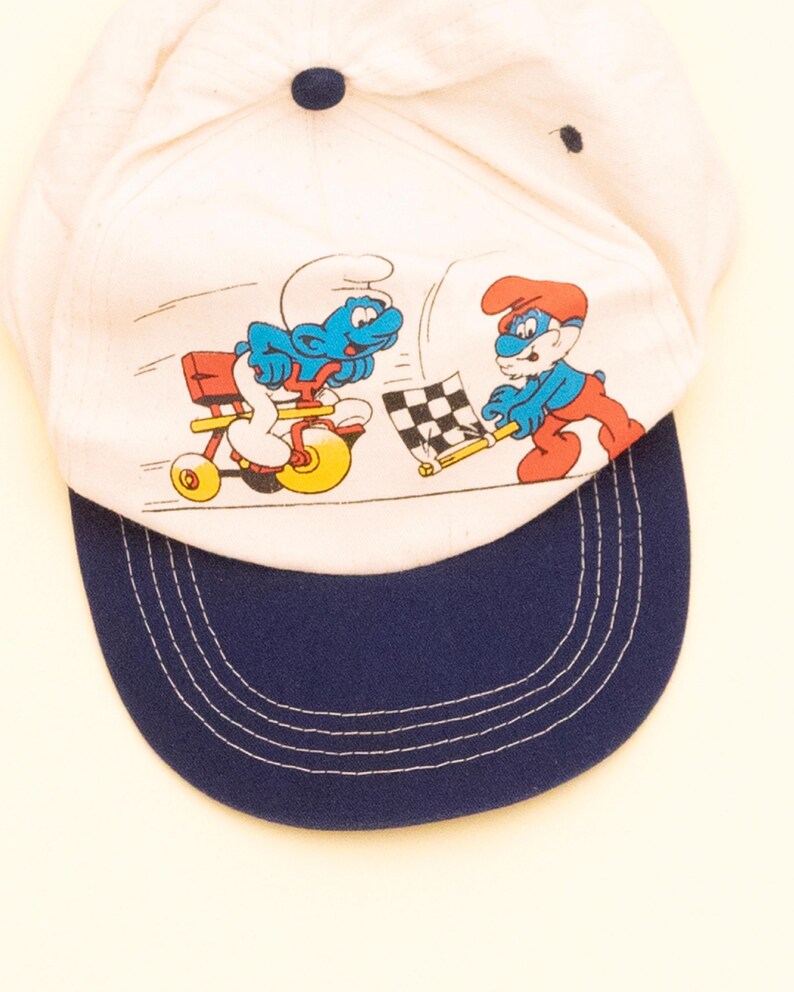 Vintage the Smurfs Cartoon Cap Kids 80s - Etsy Australia