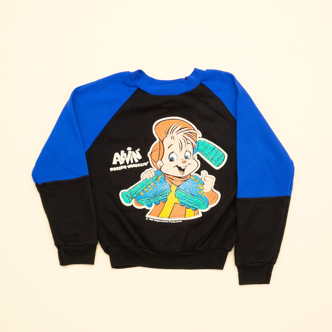 Vintage Alvin and the Chipmunks Sweatshirt Kids 7 USA - Etsy