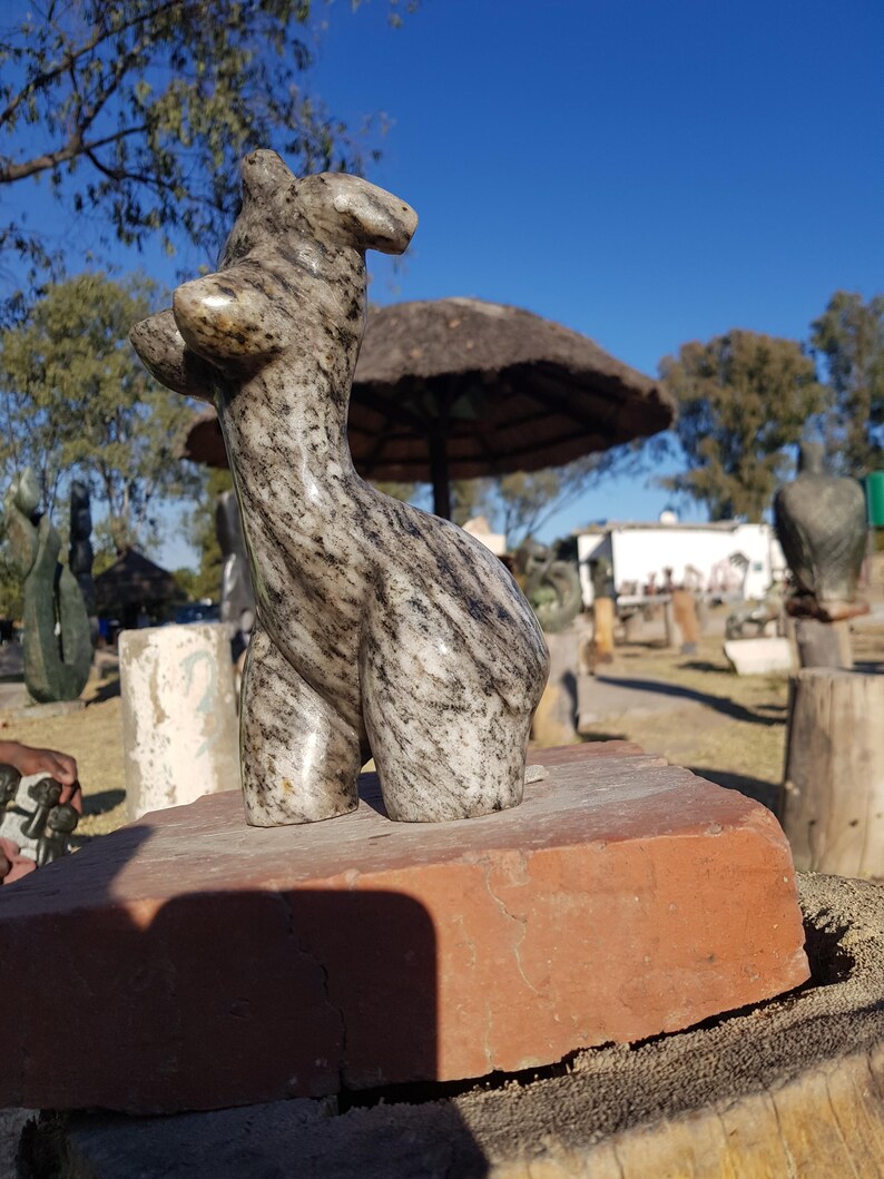 Abstract Woman Torso Sculpture, African Art, Shona Sculpture, Stone ...