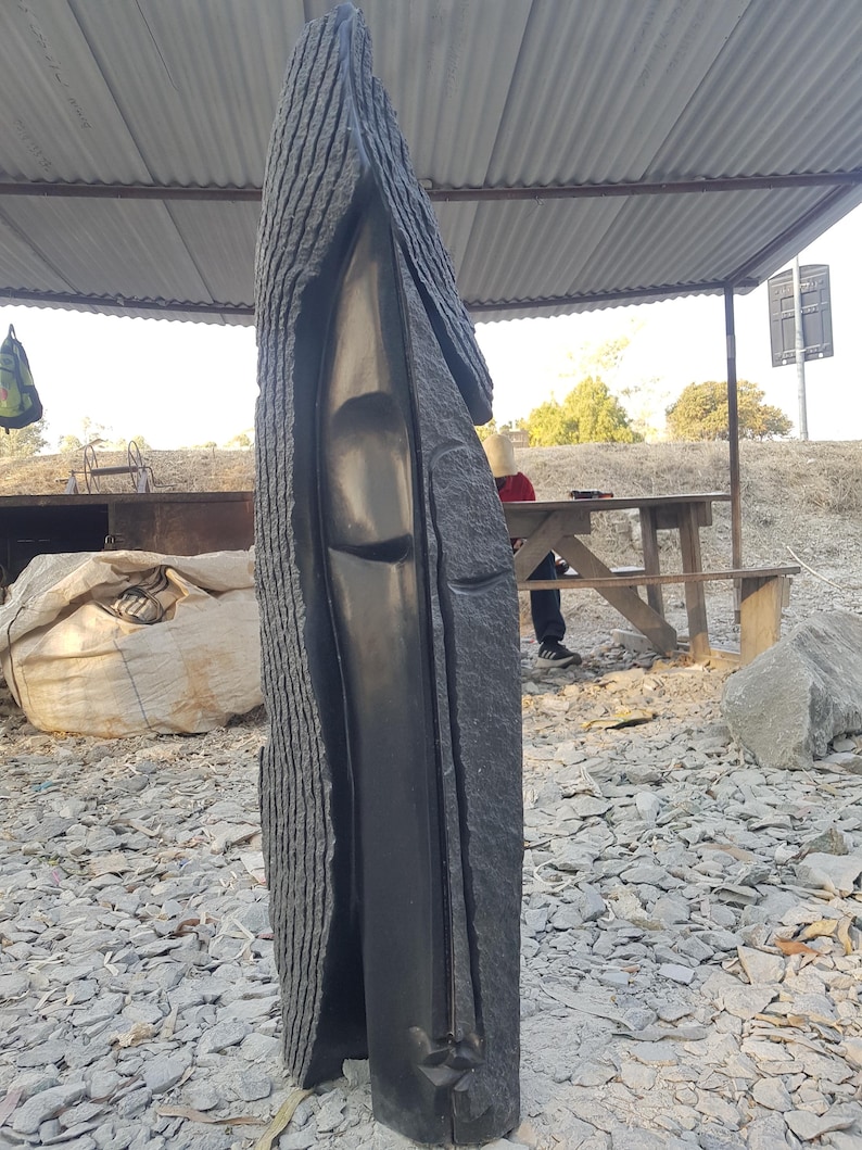 Abstract Garden Sculpture, H110cm, Shona Sculpture, Stone Sculpture ...