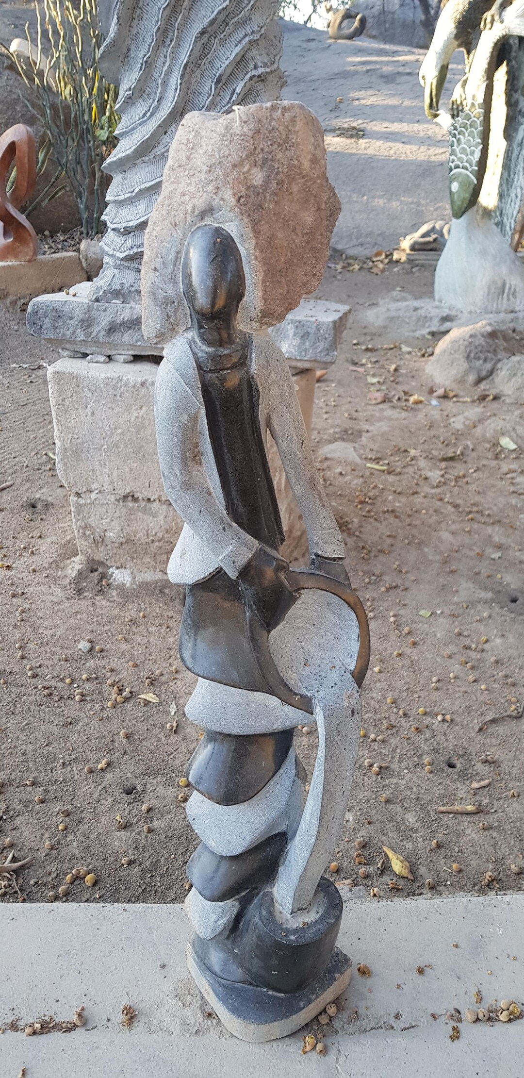 Abstract Garden Sculpture, African Art, Shona Sculpture, Stone ...