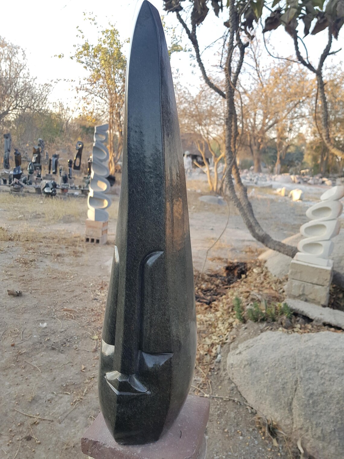 Abstract Garden Sculpture, African Art, Shona Sculpture, Stone ...