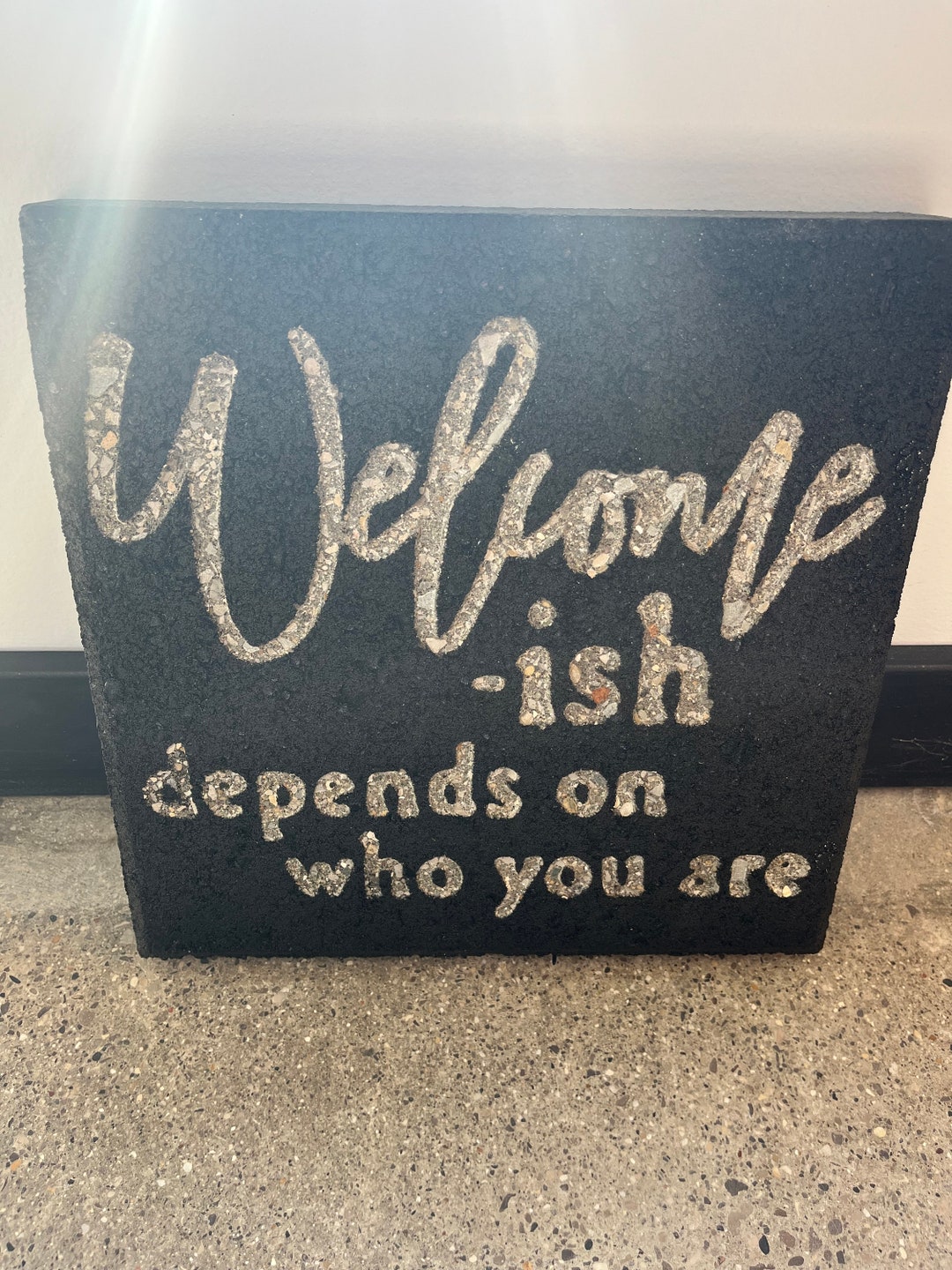 Engraved Concrete Paver - Etsy