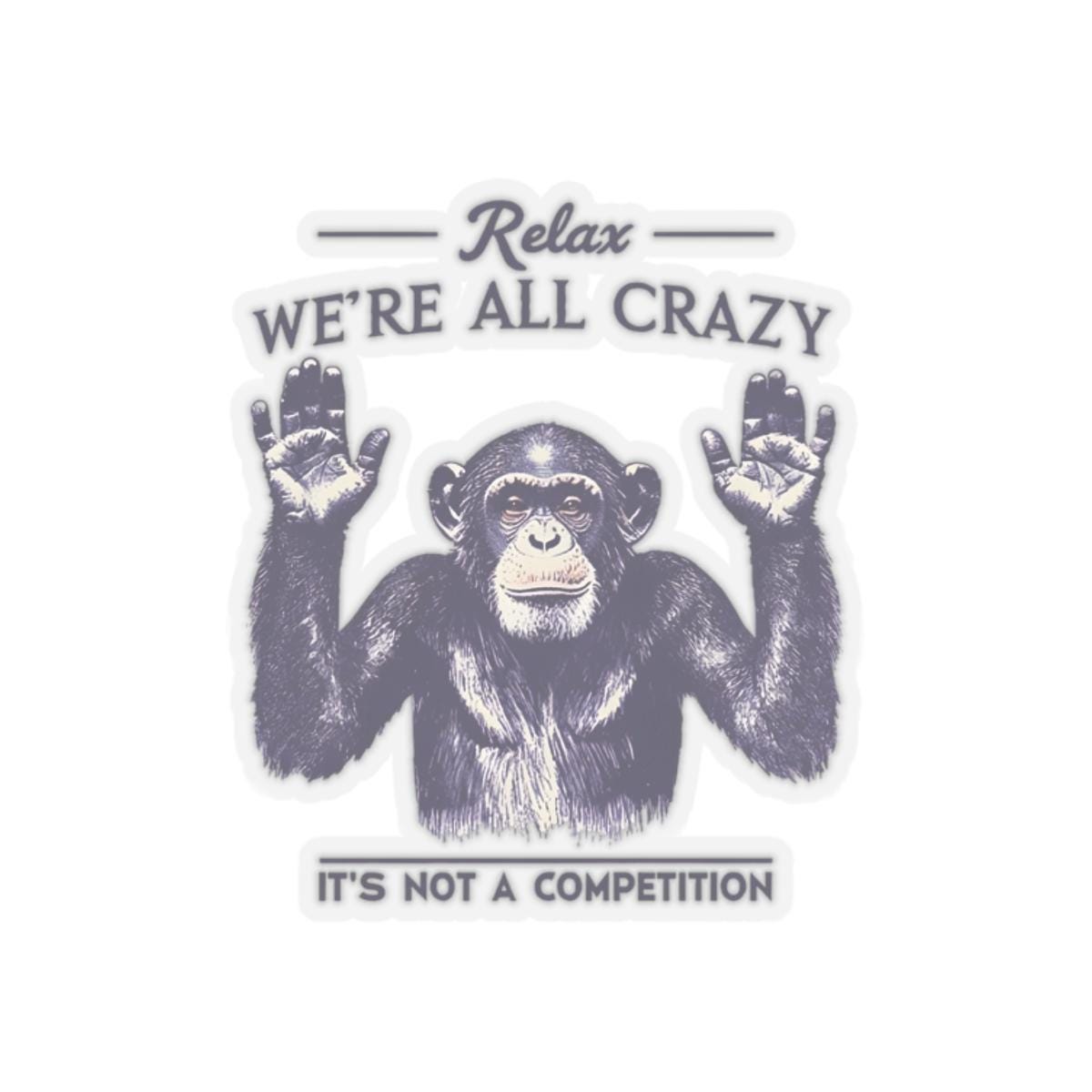 Chimpanzee Relaxed Crazy Png, Funny Png, Animal Png - Etsy