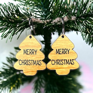 Christmas Tree Inlay Earring Full Star Bundle Laser Digital - Etsy