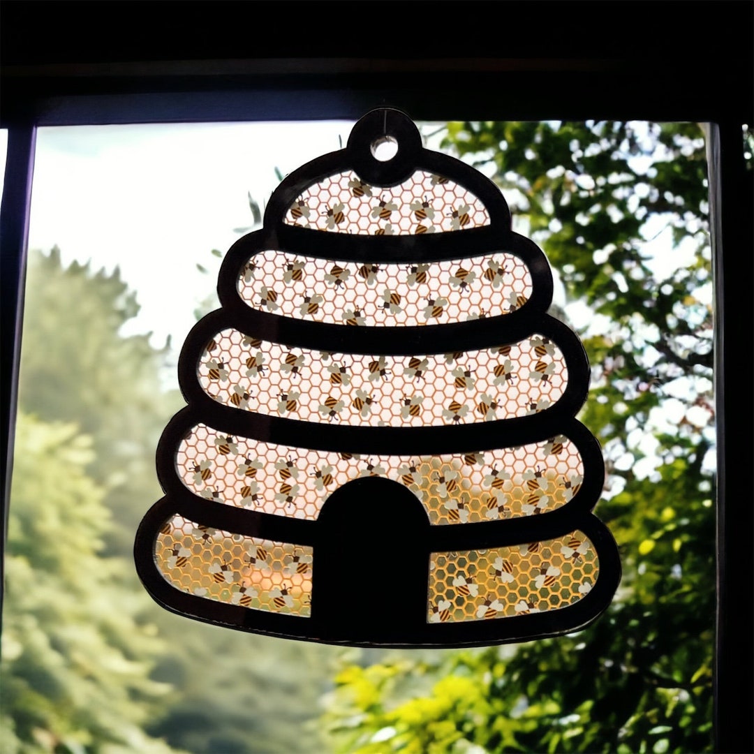 Bee Hive Suncatcher Laser File Digital Download SVG PDF - Etsy