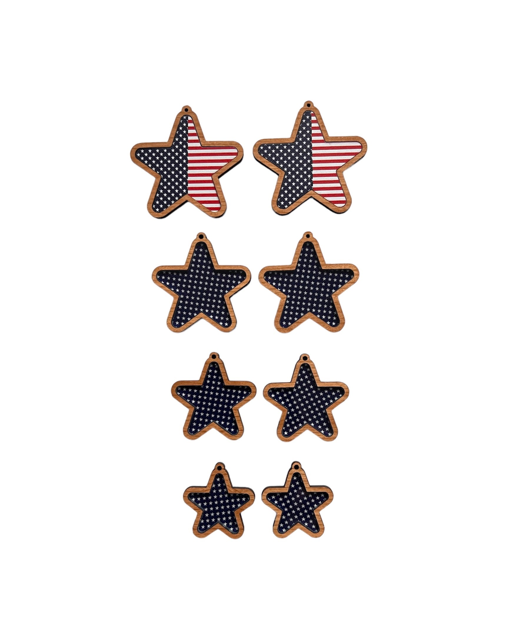 Star Inlay Earring Bundle Laser Cut File Digital Download SVG PDF - Etsy