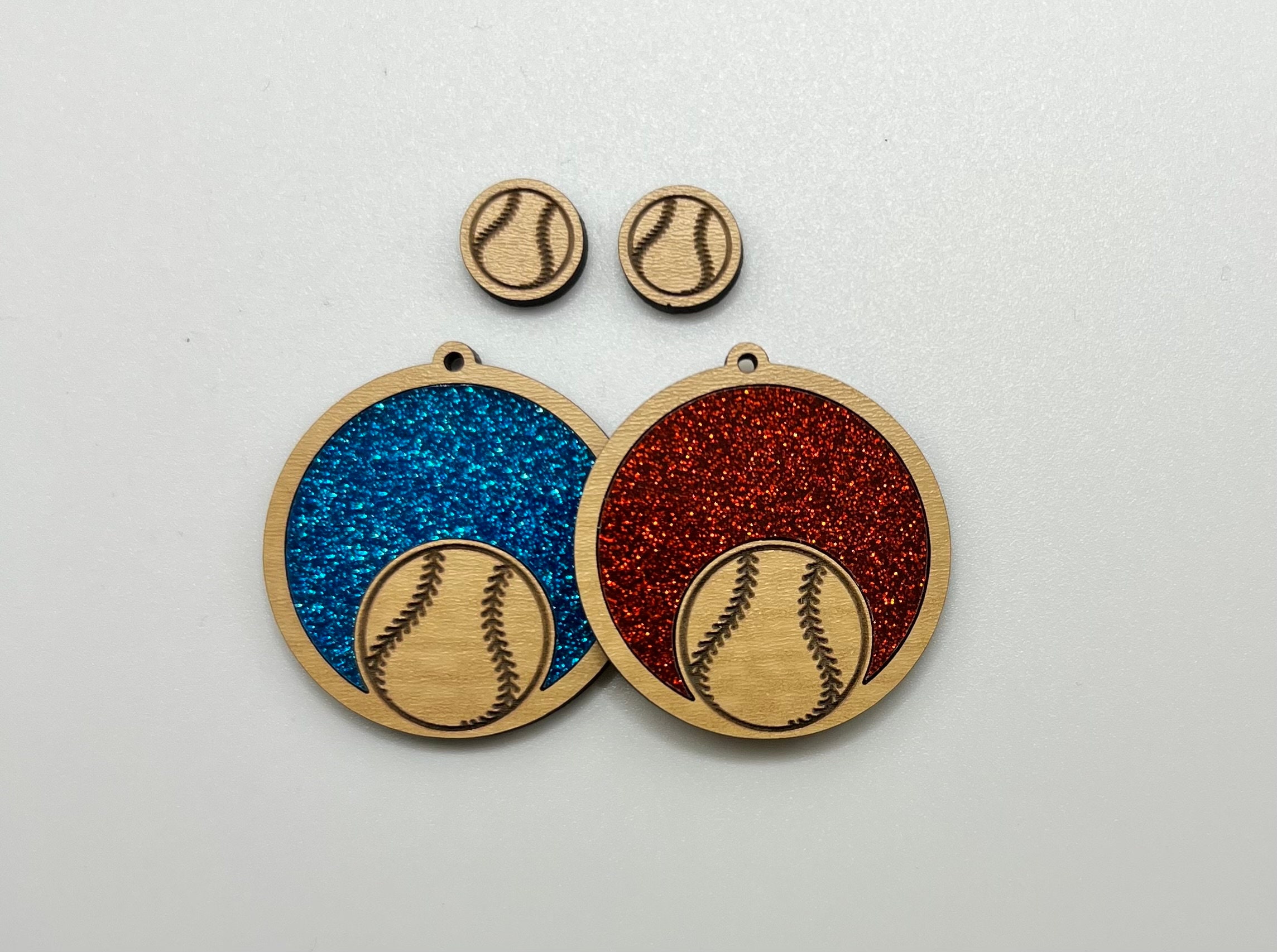 Baseball Inlay Earring Bundle File Digital Download SVG - Etsy