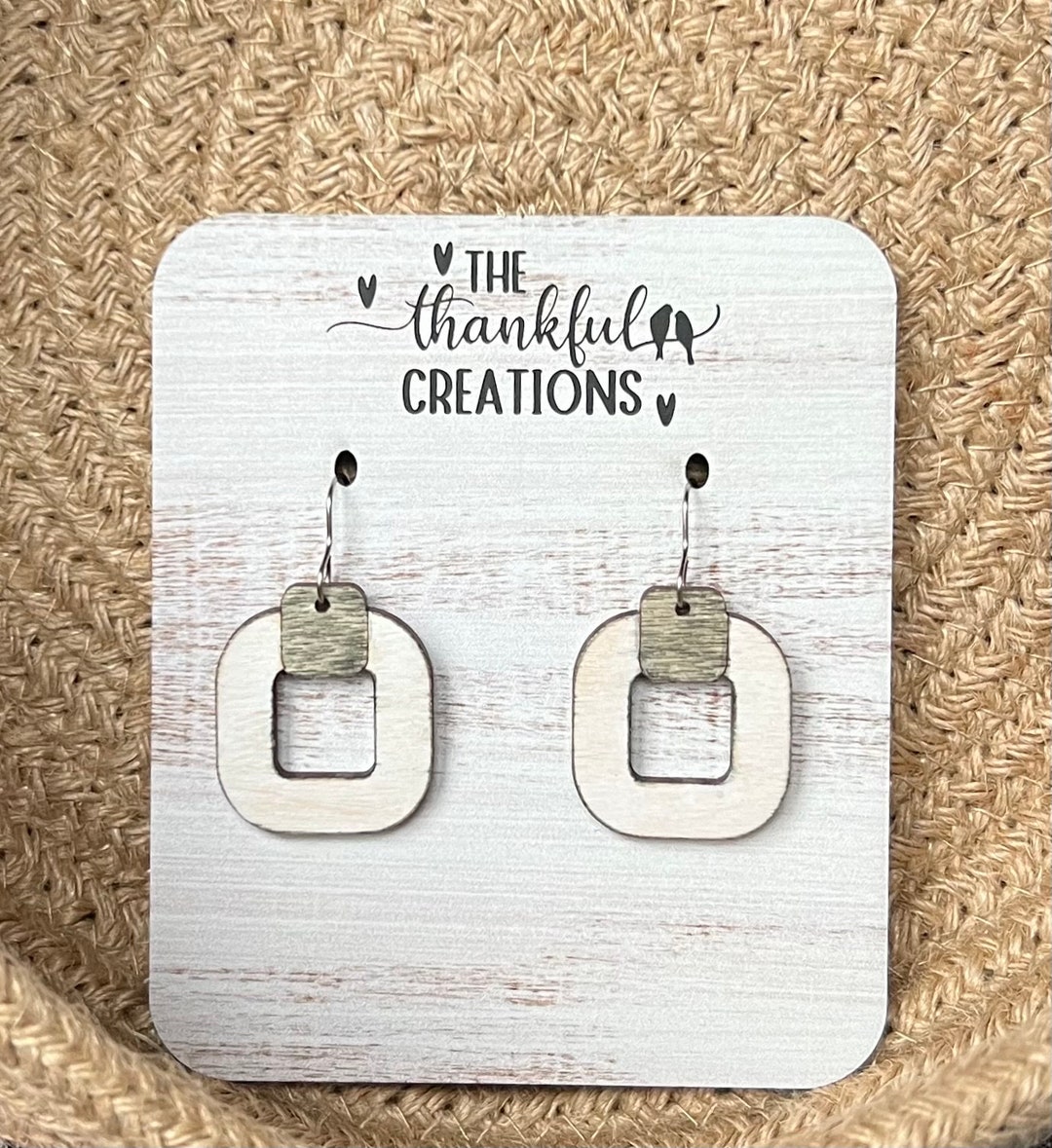 Square Hoop Earring Bundle Laser File Digital Download SVG PDF - Etsy