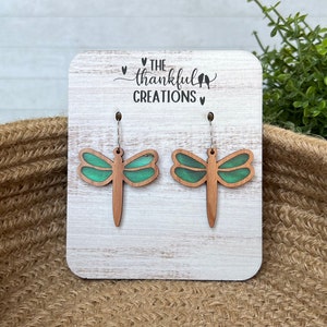 Dragonfly Inlay Earring Bundle Laser File Digital Download SVG PDF - Etsy