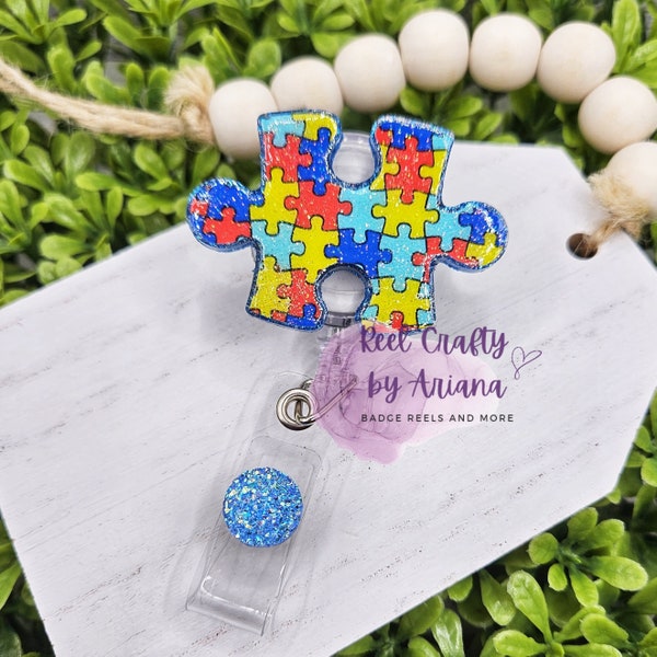 Autism Badge Reel - Etsy