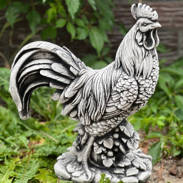 Rooster Statue - Etsy