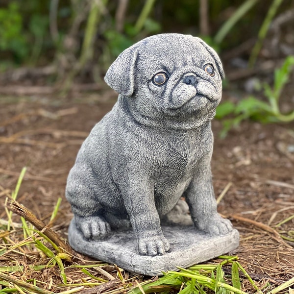 Pug Statue - Etsy