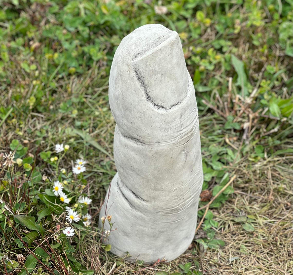 Large Middle Finger Statue for Home and Garden Funny Statue - Etsy