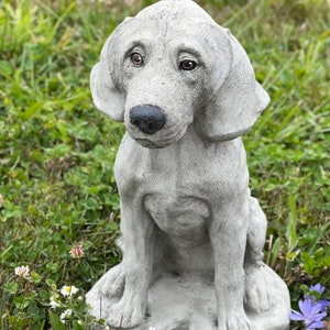 Large Beagle Dog Statue Concrete Beagle Sculpture Pet Dog Monument ...