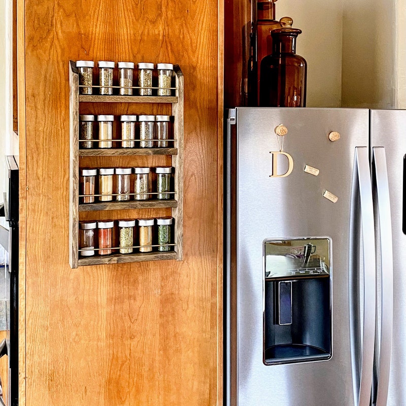 Spice Rack Wall Mount - Etsy