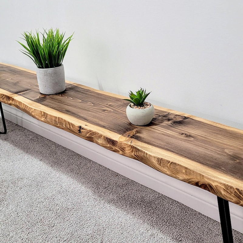 Rustic Wood Benches - Etsy