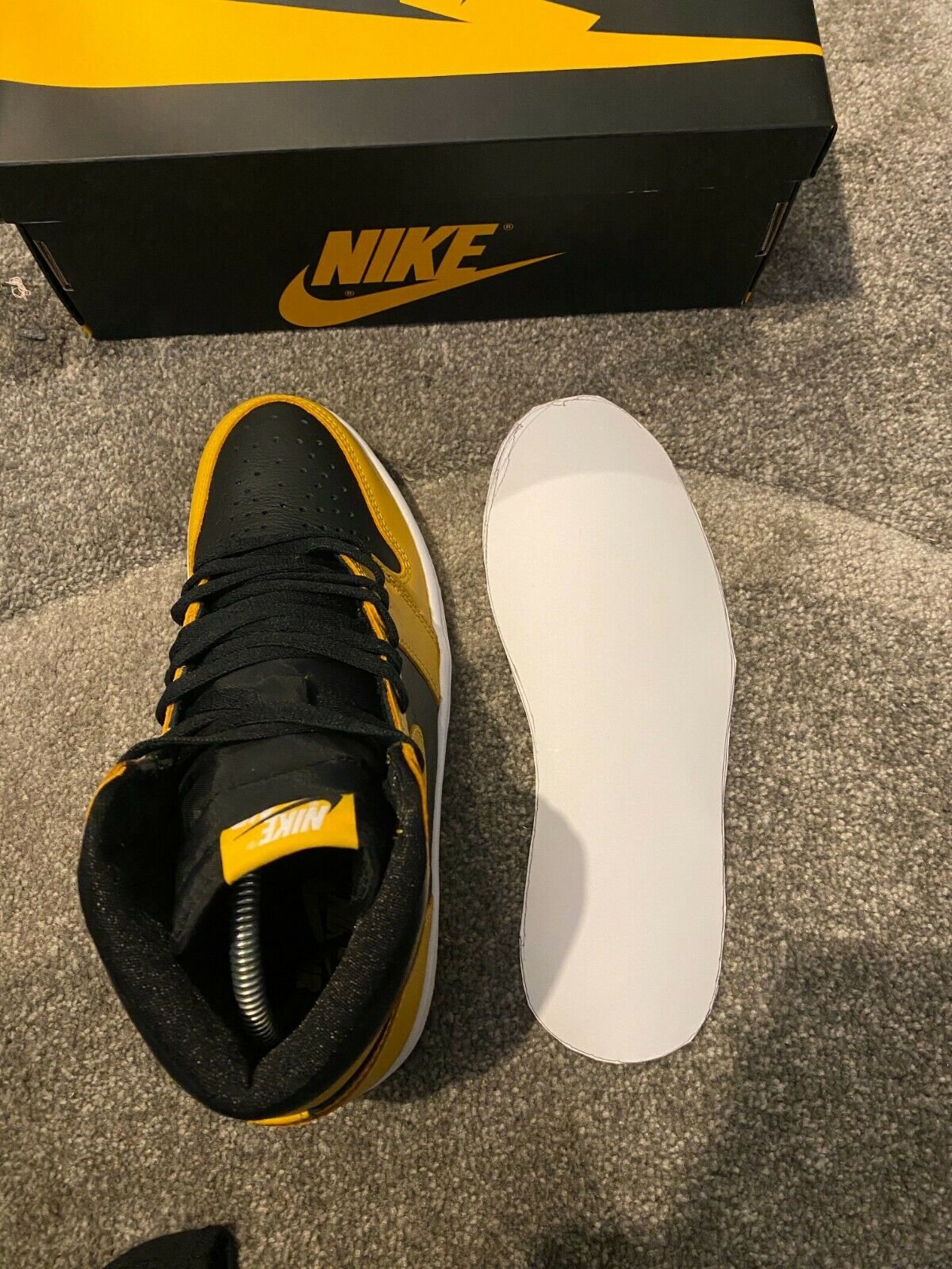 Pair of Nike Jordan Yeezy Sole Protectors Protective Clear Film Custom ...