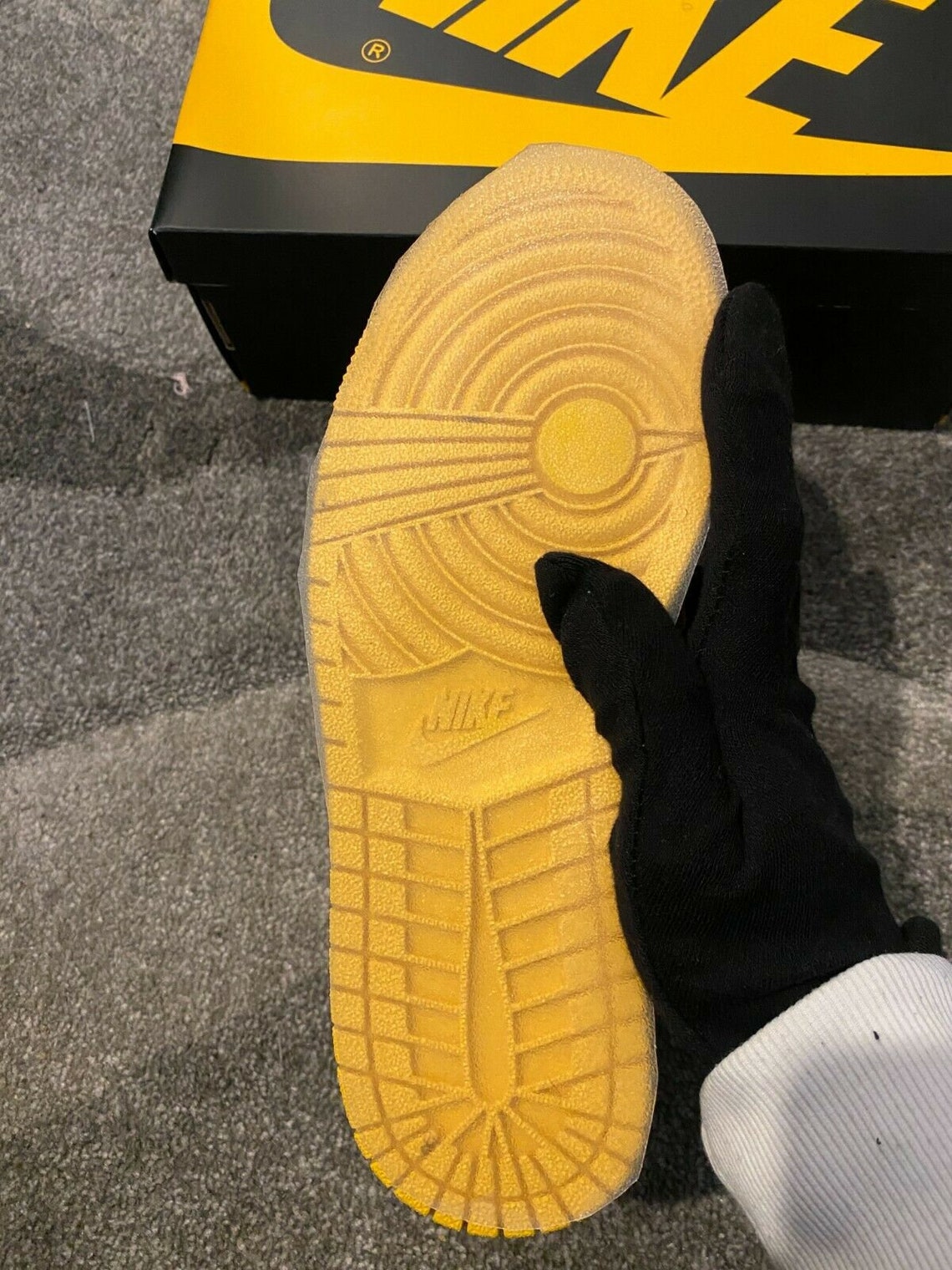 Pair of Nike Jordan Yeezy Sole Protectors Protective Clear Film Custom ...