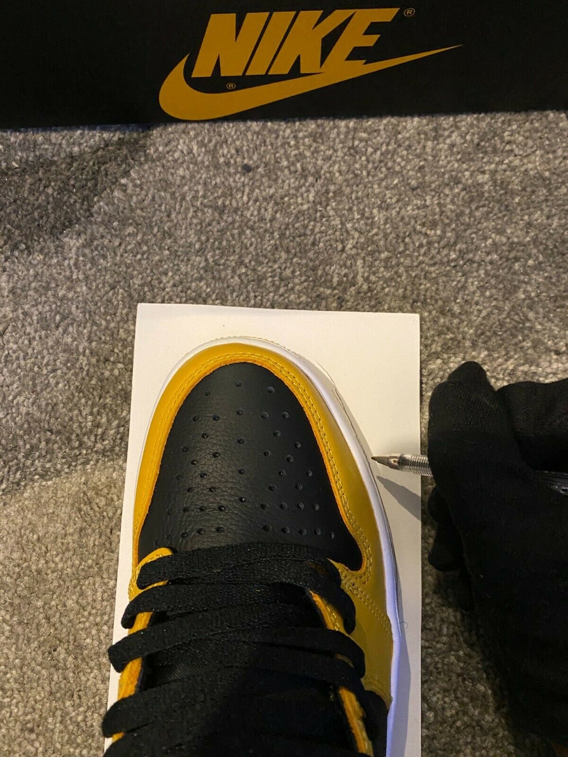 Pair of Nike Jordan Yeezy Sole Protectors Protective Clear Film Custom ...