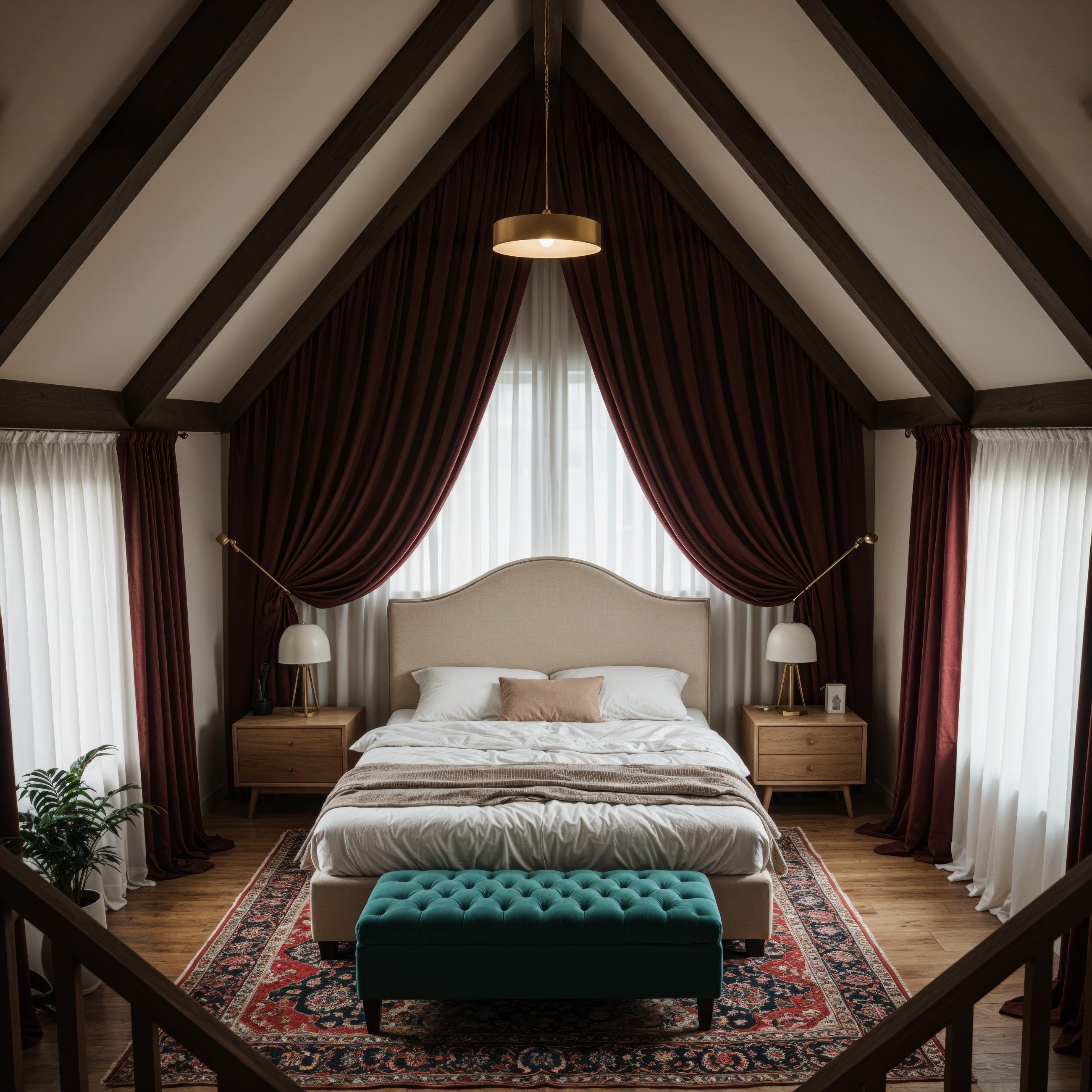 Angled Window Curtains, Apex Window Curtains, Custom Angle Curtains ...