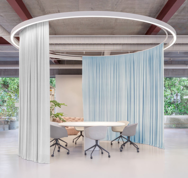 Double Sided Velvet Room Divider Curtain, Soundproof, Custom Length - Etsy