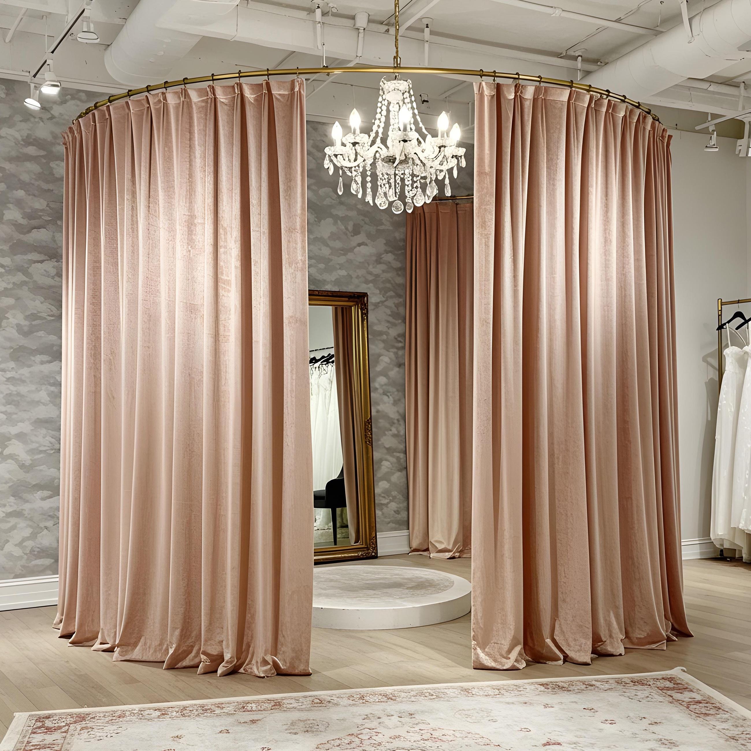 Dressing Room Curtains,changing Room Curtain,fitting Room Privacy ...