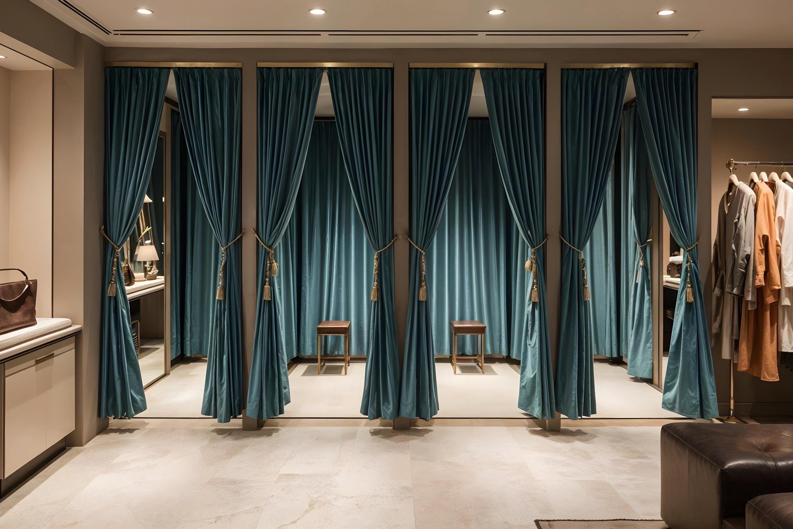 Dressing Room Curtains,changing Room Curtain,fitting Room Privacy ...