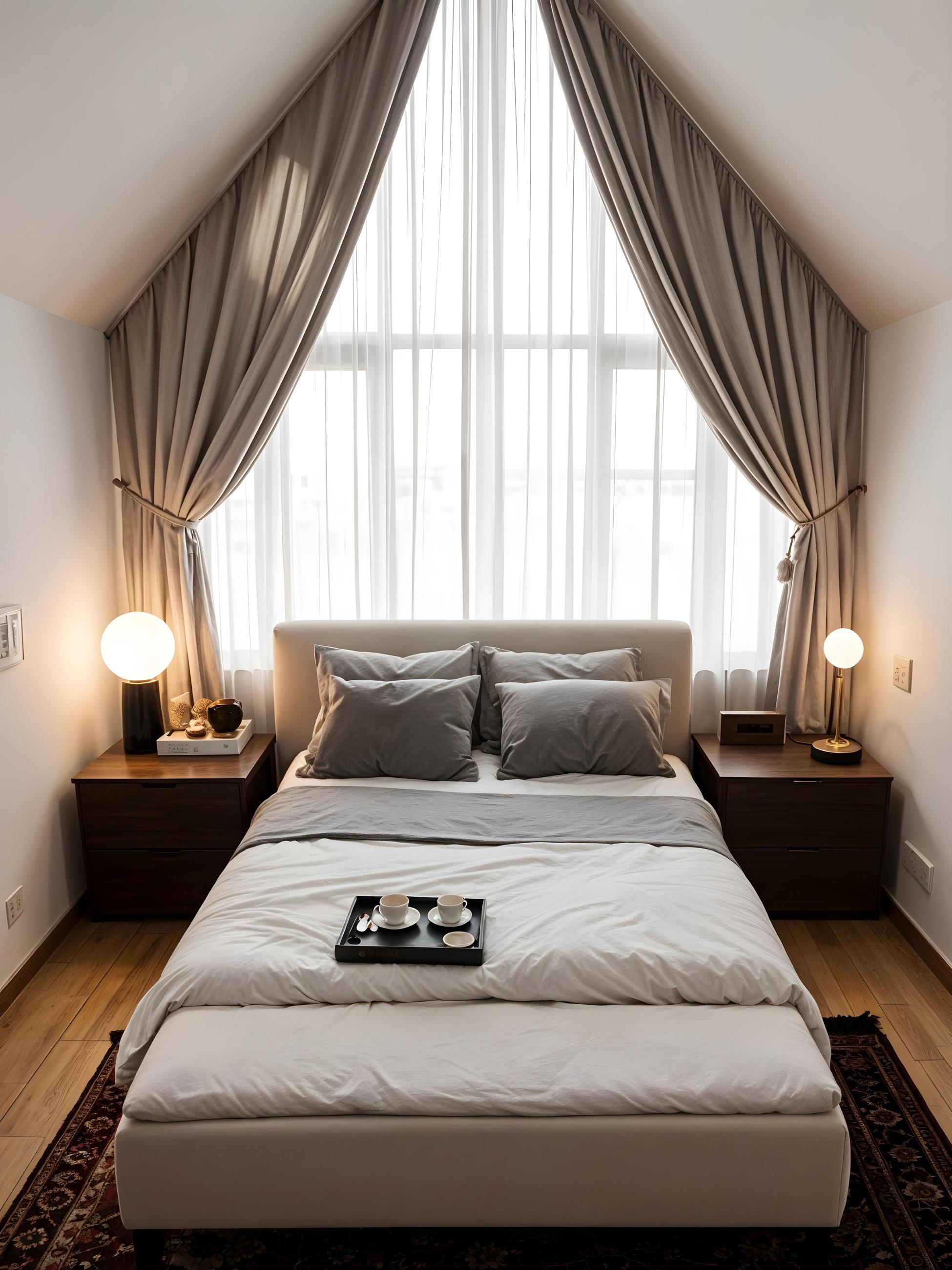 Angled Curtains Custom Made, Apex Curtains, Angled Window Curtains ...