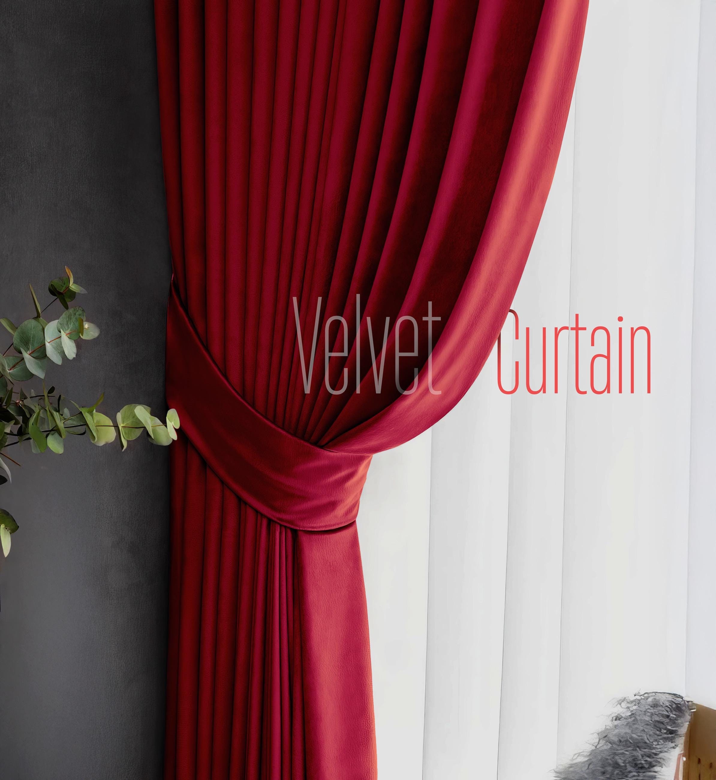 Double Sided VELVET Curtains,blackout Velvet Curtains,velvet Curtains ...