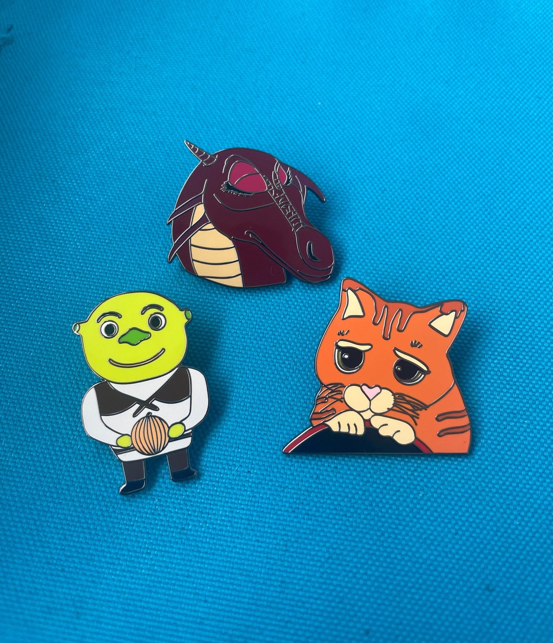 Shrek Hard-enamel Pins - Etsy