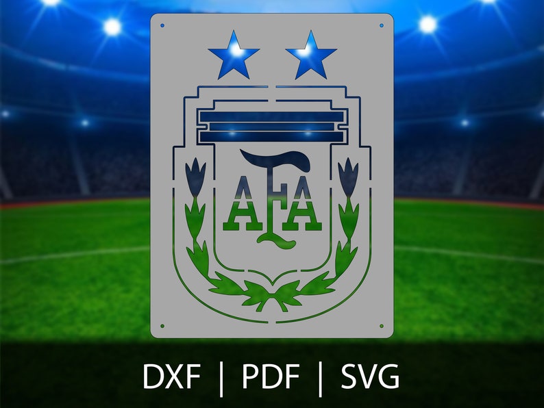 Argentina Football Logo | DXF PDF SVG - Etsy Australia