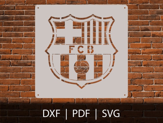 Logo Fc barcelone DXF PDF SVG - Etsy España
