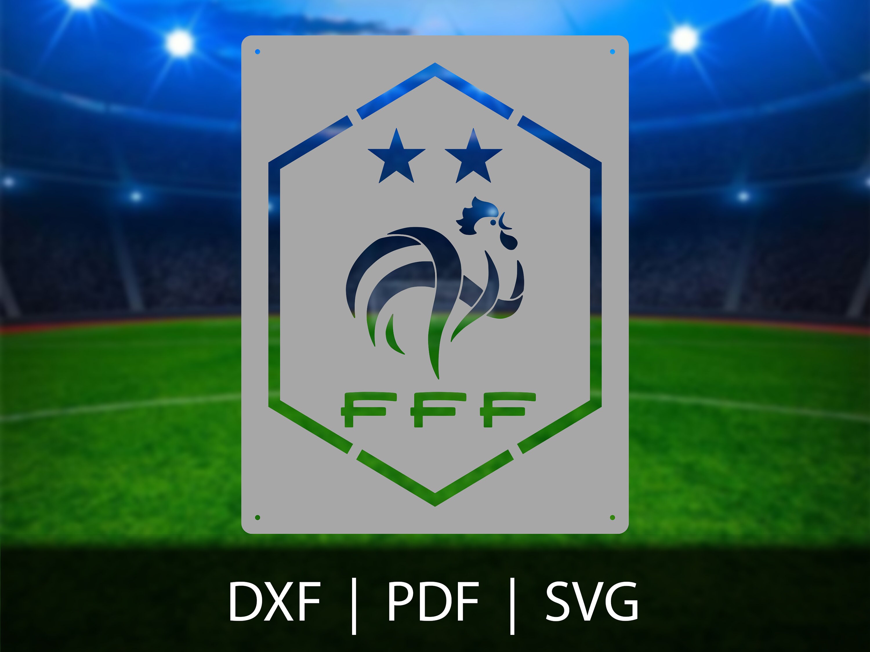 Logo équipe De France DXF PDF SVG - Etsy