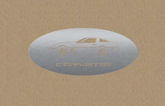 Chevrolet Corvette C4 DXF PDF SVG - Etsy