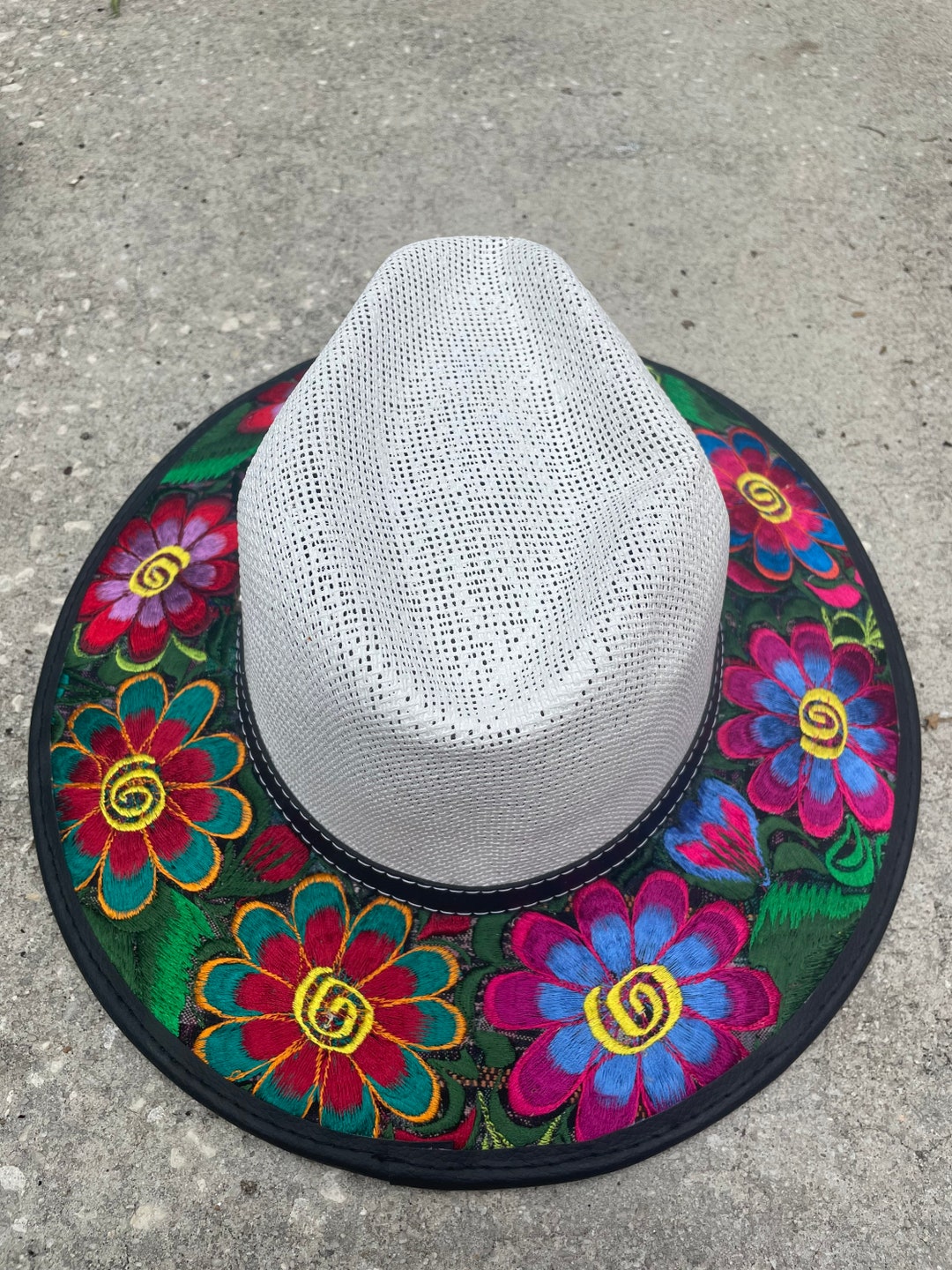 Guatemalan Embroidered Hat (women's) - Etsy