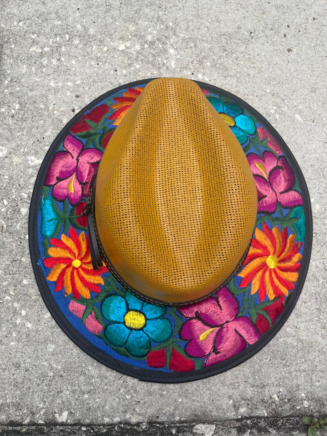 Guatemalan Embroidered Hat (women's) - Etsy