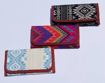 Slim Wallet, Huipil Wallet, Travel Wallet, Everyday Wallet, Guatemalan ...