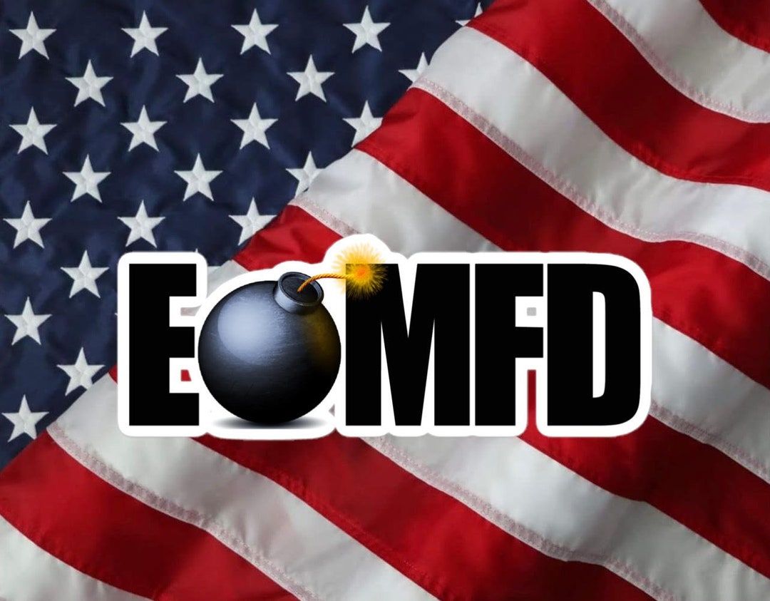 Bubble-free Vinyl Sticker | EOMFD | Bomb Squad | EOD - Etsy